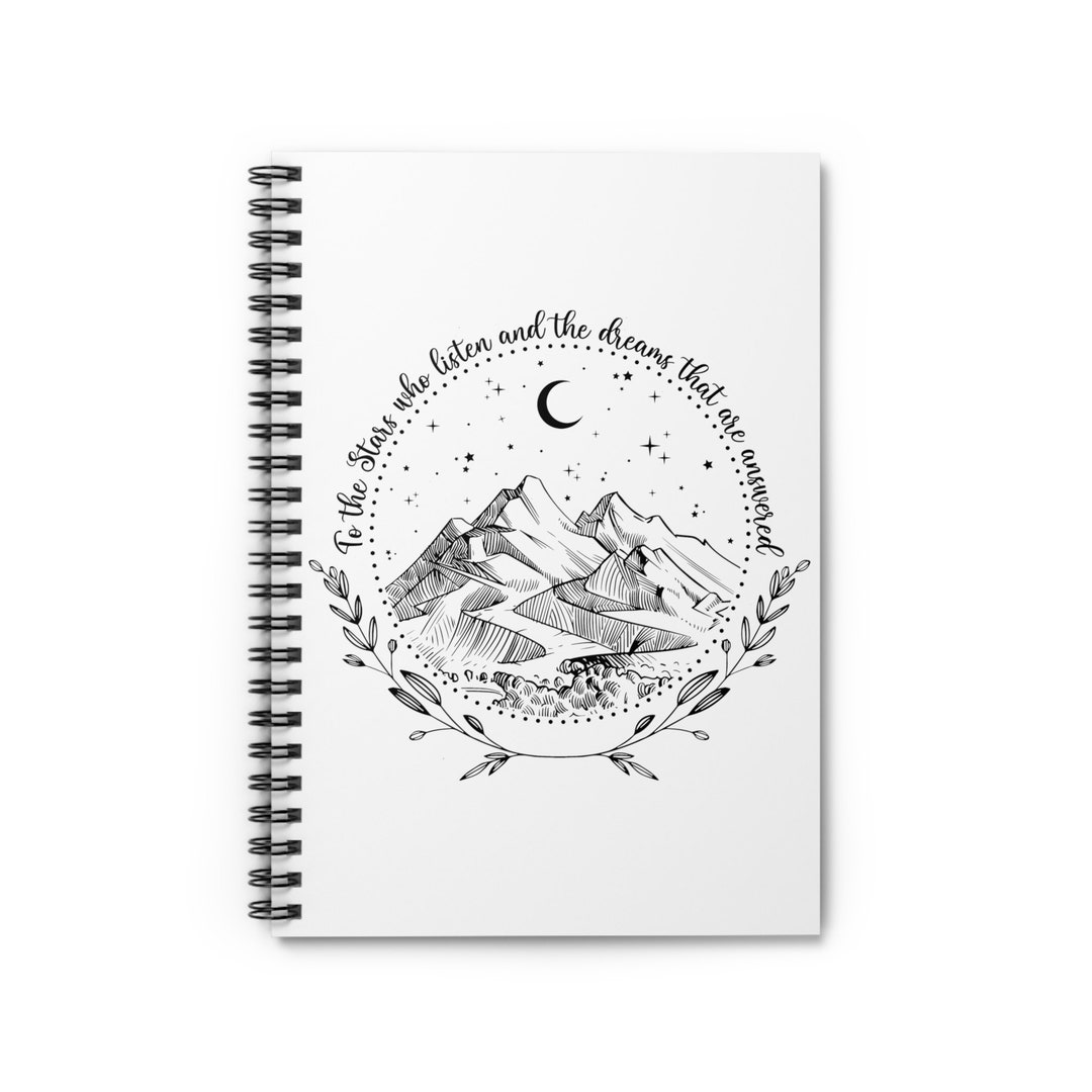 Velaris City ACOTAR Spiral Notebook Velaris Court of Dreams Journal the ...