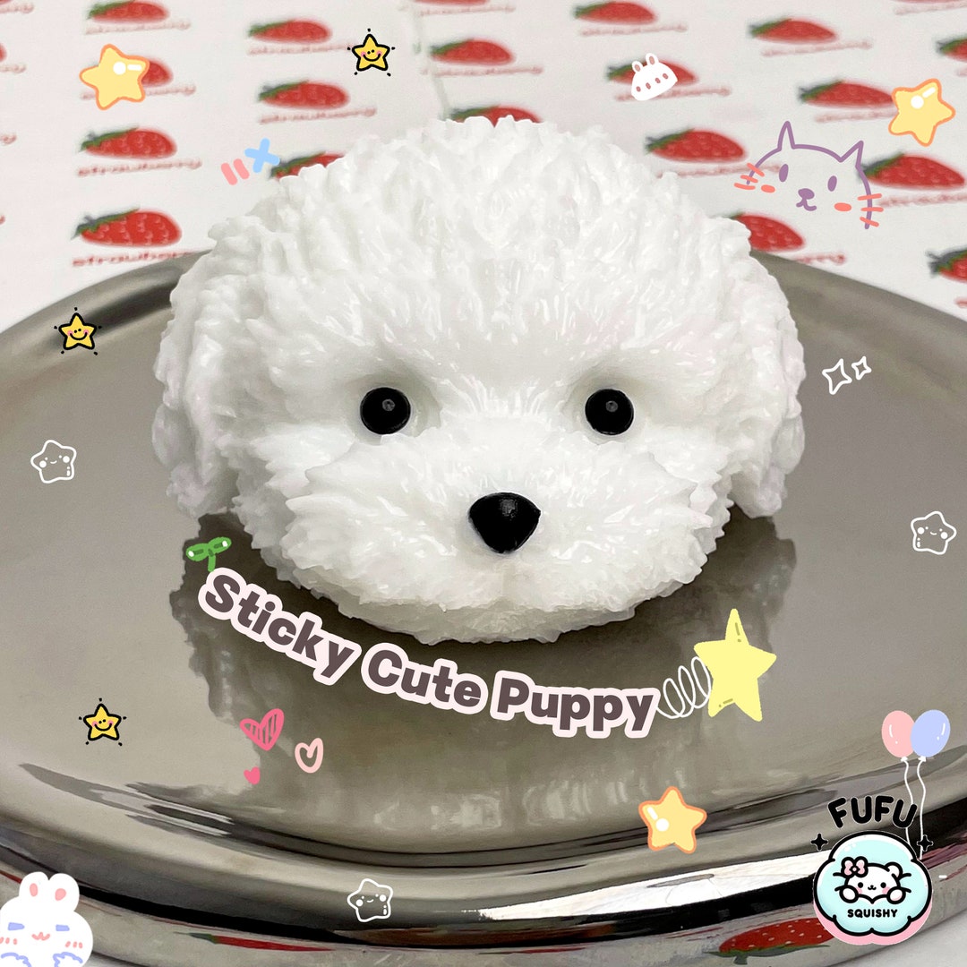 Cute Silicone Puppy Head Squishy | Taba Squishy | Stress Reliver | Gift ...