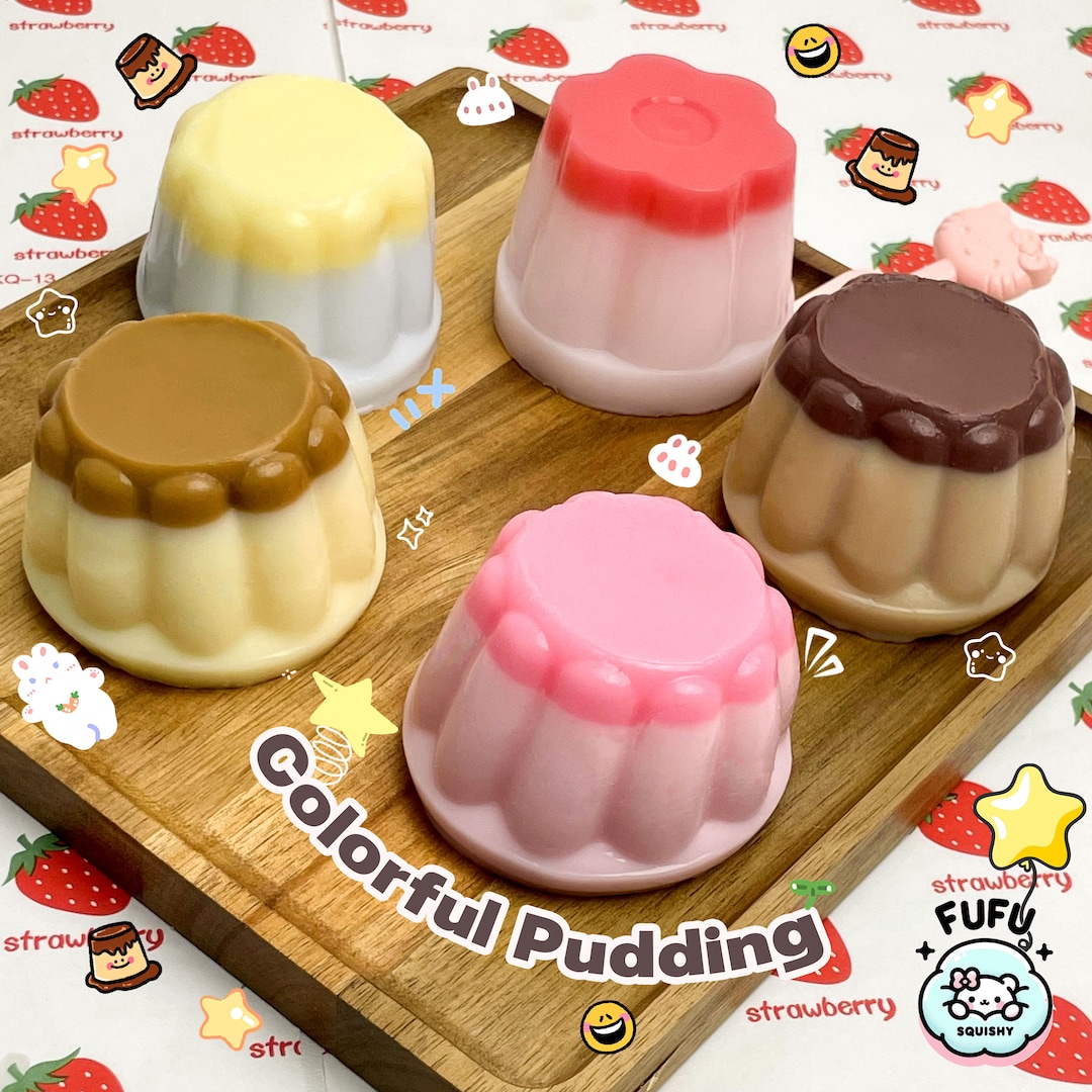 Colorful Pudding Squishy/taba Squishy/stress Anxiety Toy/stress Reliver ...