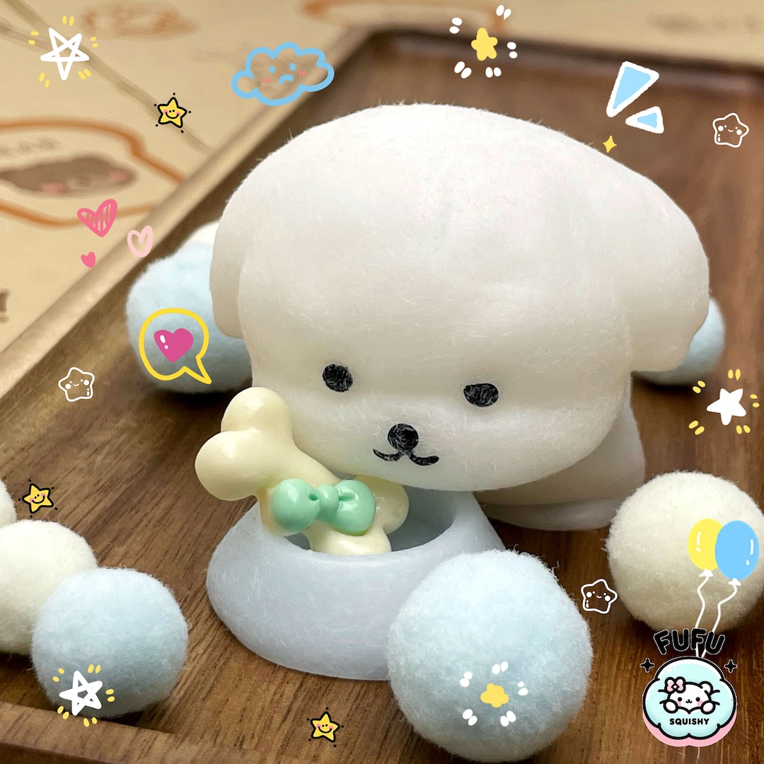 Handmade Puppy Squishy | Silicone Sensory Fidget Toy - Etsy