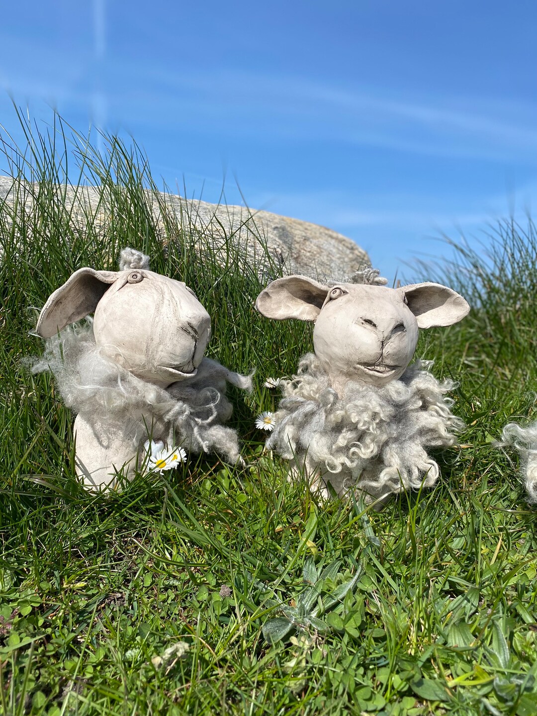 Fjord Sheep, Ceramic Figure, Sheep, Hand-formed, Natural Garden ...