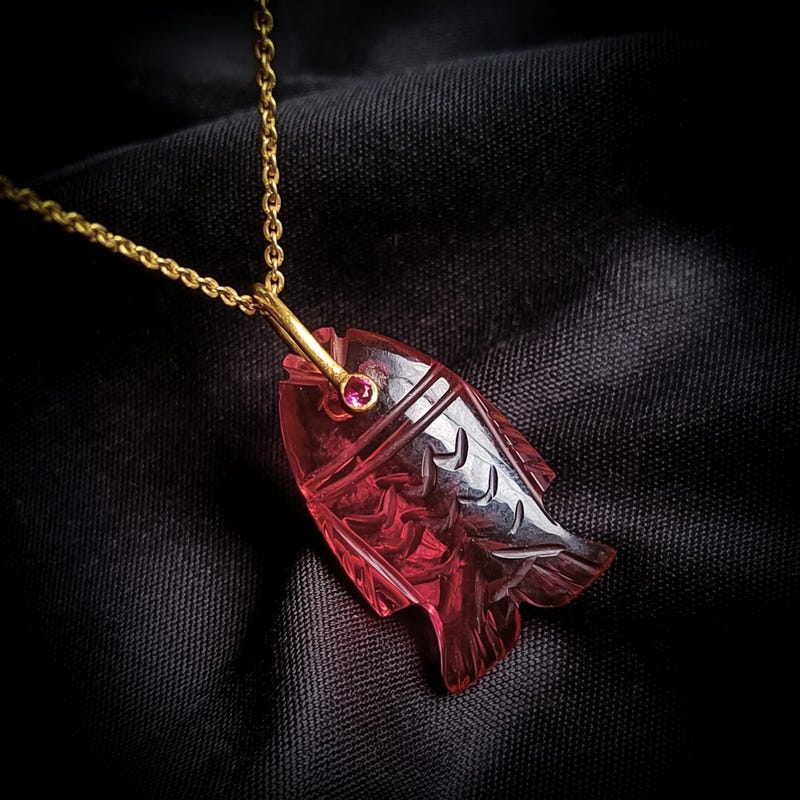 Koi Fish Necklace - Etsy