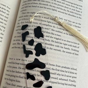 Cow Print Bookmark, Acrylic Bookmark, Gift for Book Lovers - Etsy