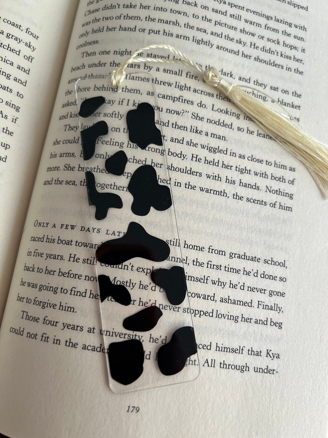 Cow Print Bookmark, Acrylic Bookmark, Gift for Book Lovers - Etsy