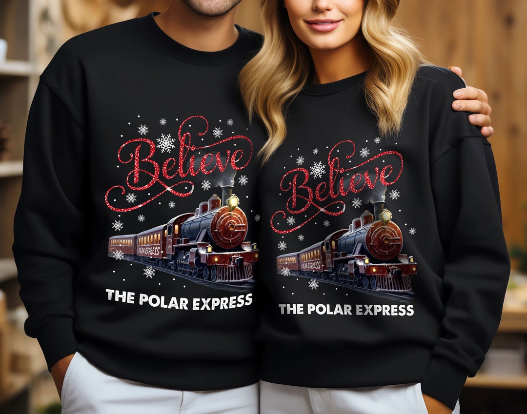 Polar Express Sweatshirt Polar Express Christmas Shirt - Etsy