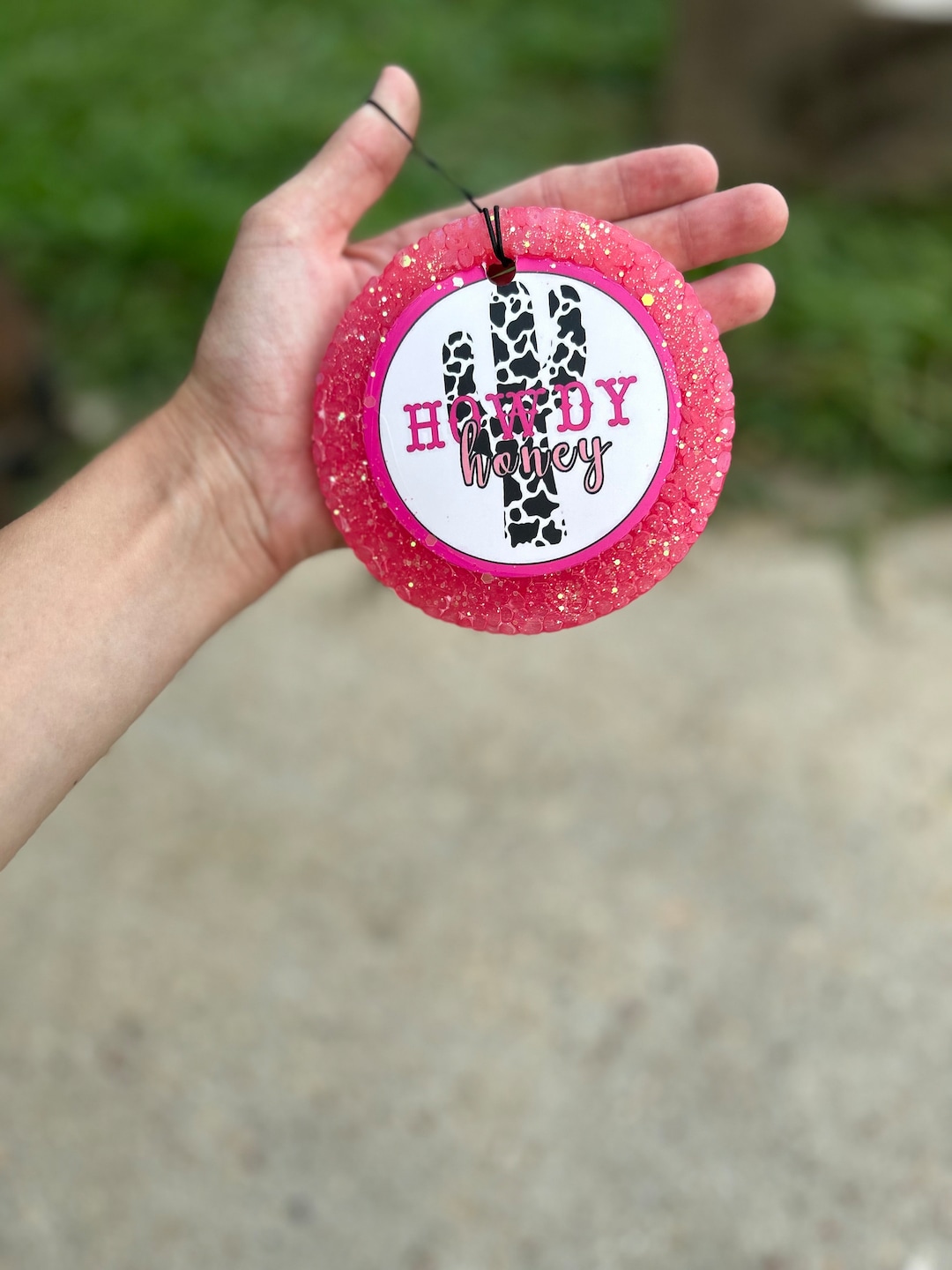 Citrus Scented Circle Freshie - Etsy