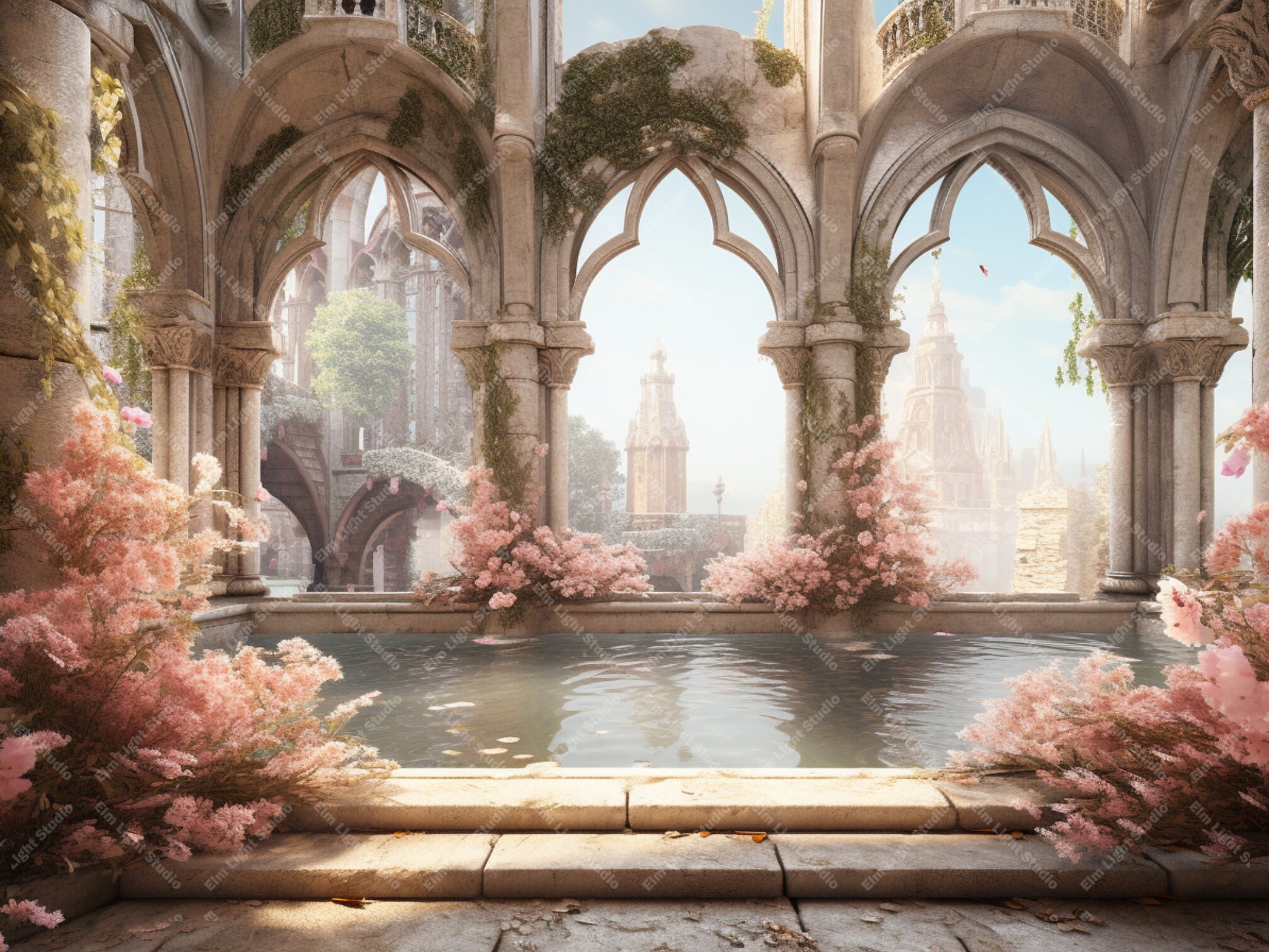 Castle Backdrops for Maternity Backdrop for Wedding Shoot Backdrop for ...