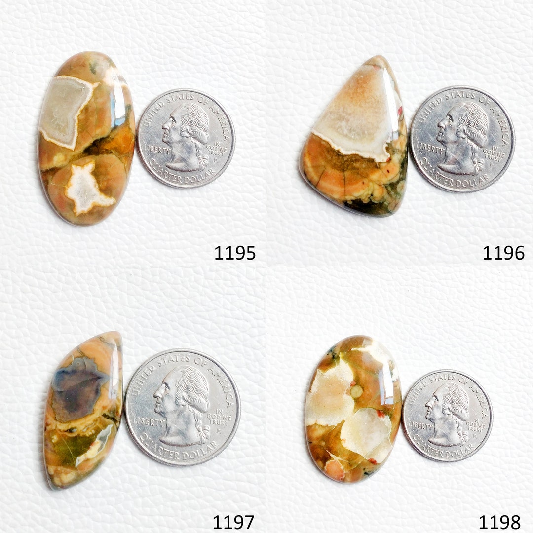 Natural Rhyolite Gemstone, Healing Rhyolite Cabochon Ring, Loose ...