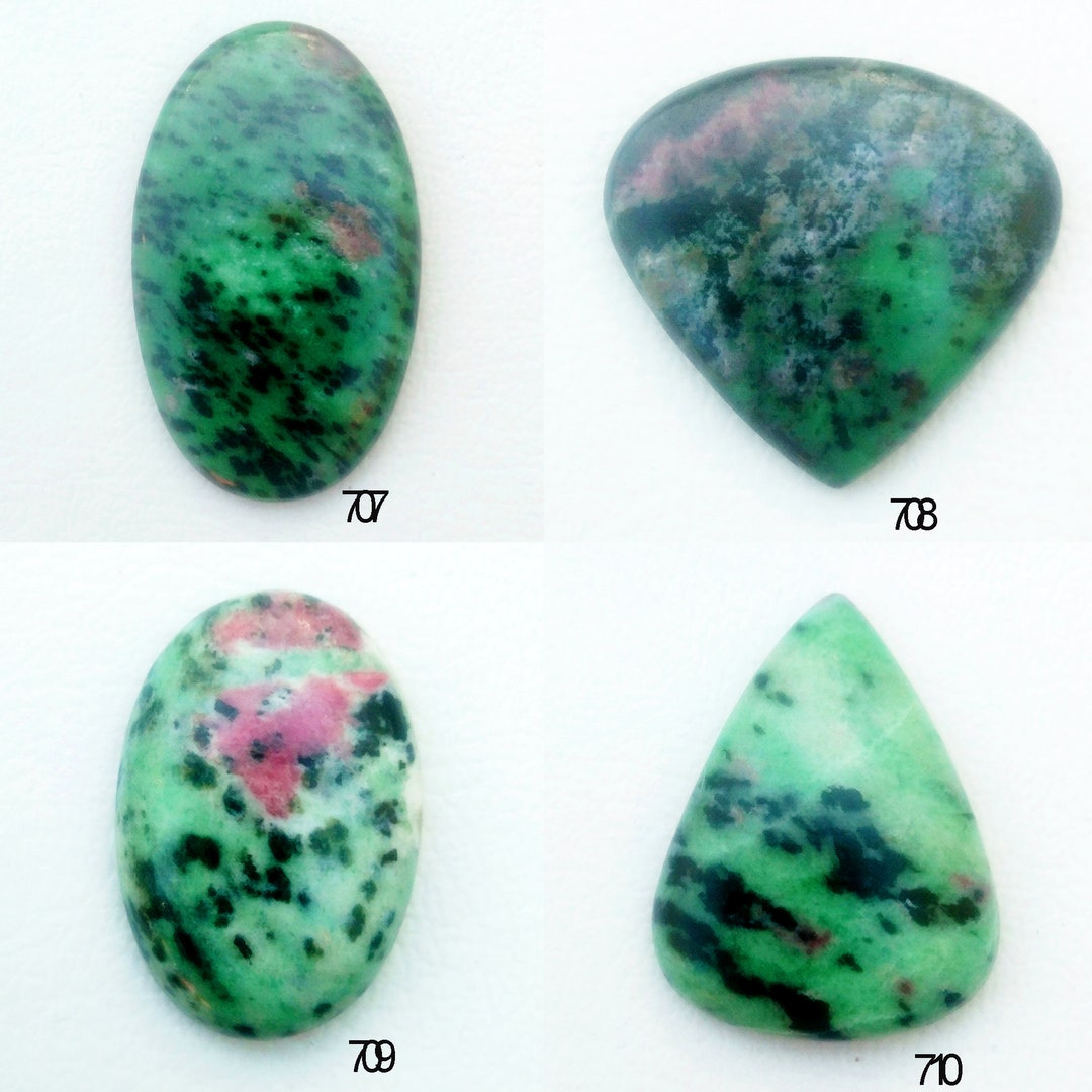 Ruby Fuchsite Gemstone: Polished Crystal Palm Stone - Etsy