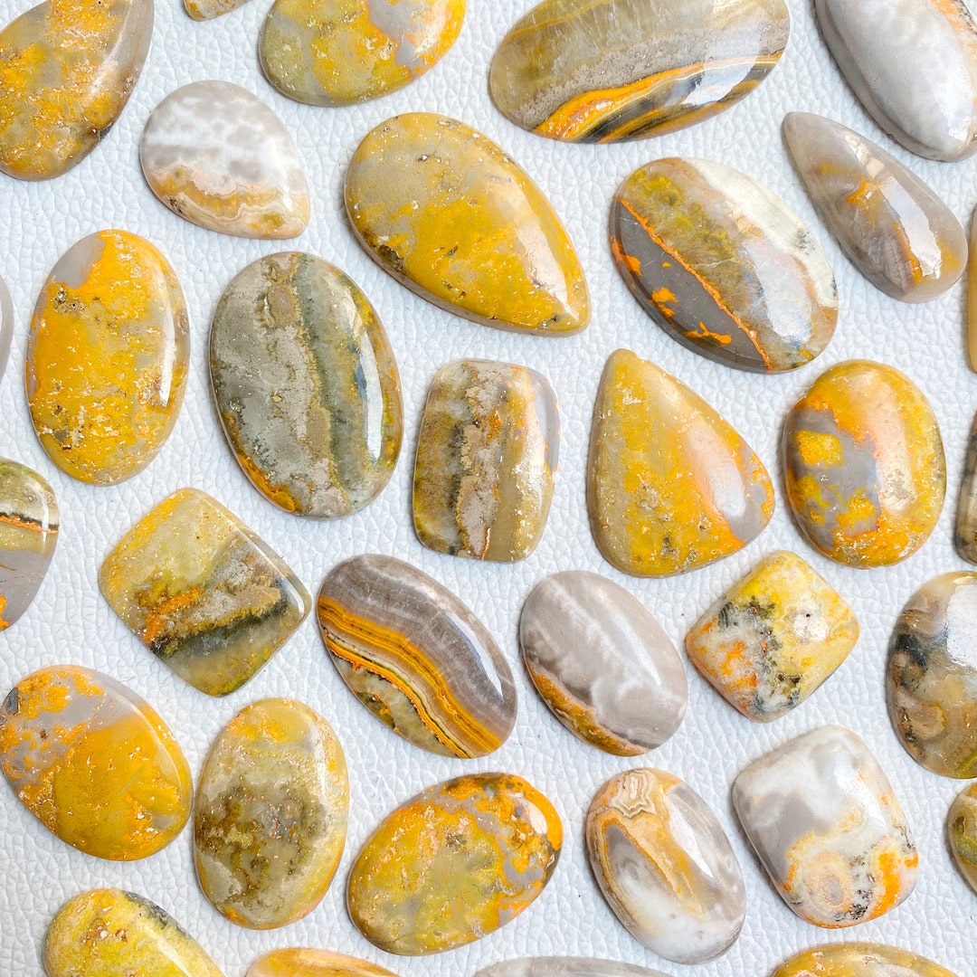 Natural Bumble Bee Jasper, Bumble Bee Gemstone, Bumble Bee Crystal ...
