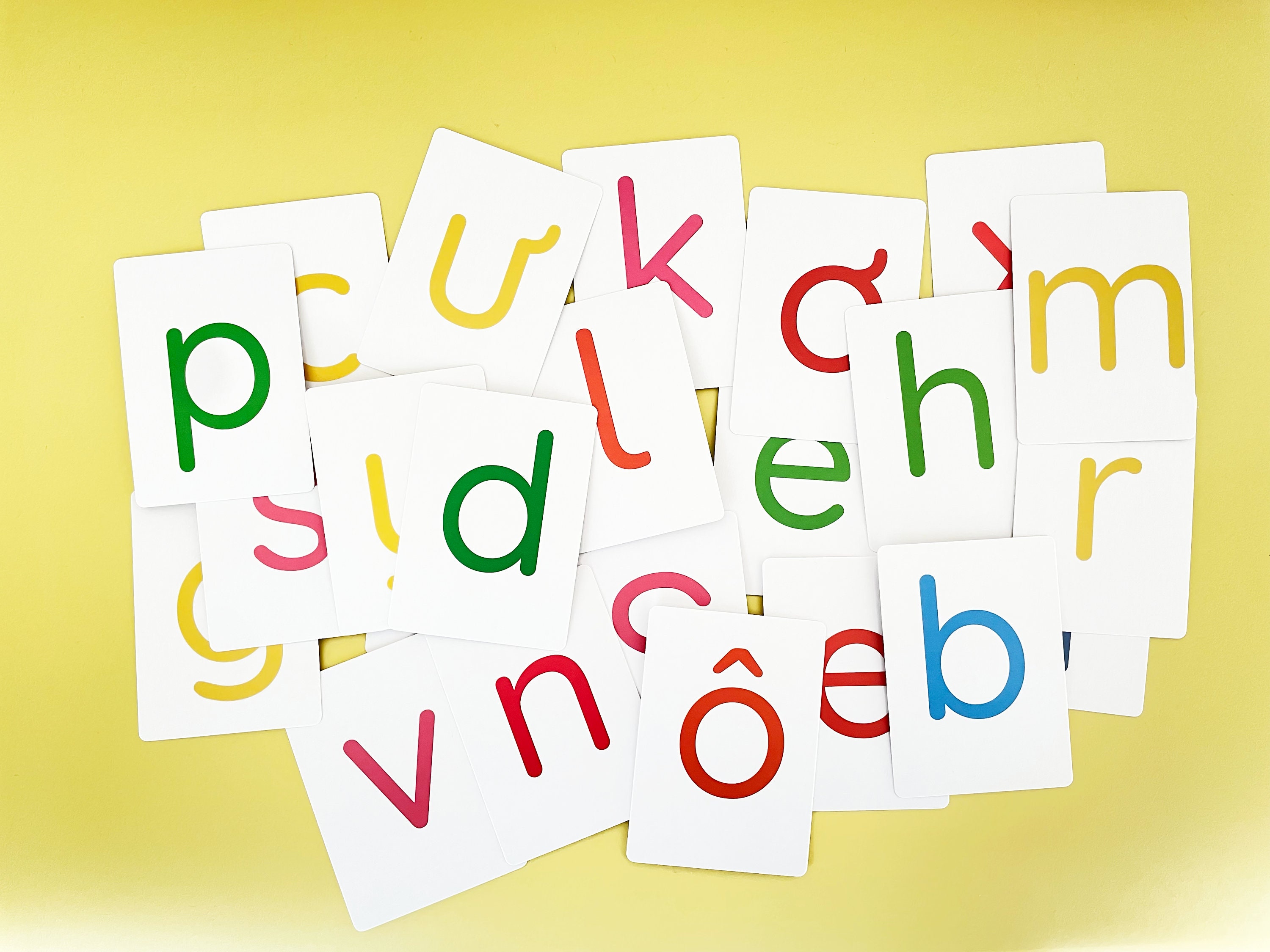 Vietnamese Alphabet Flashcards - Etsy
