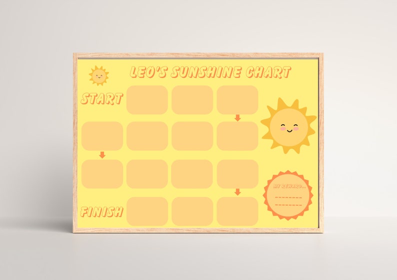 Reward Chart, Toddler Reward Chart, Printable Reward Chart, Positive ...