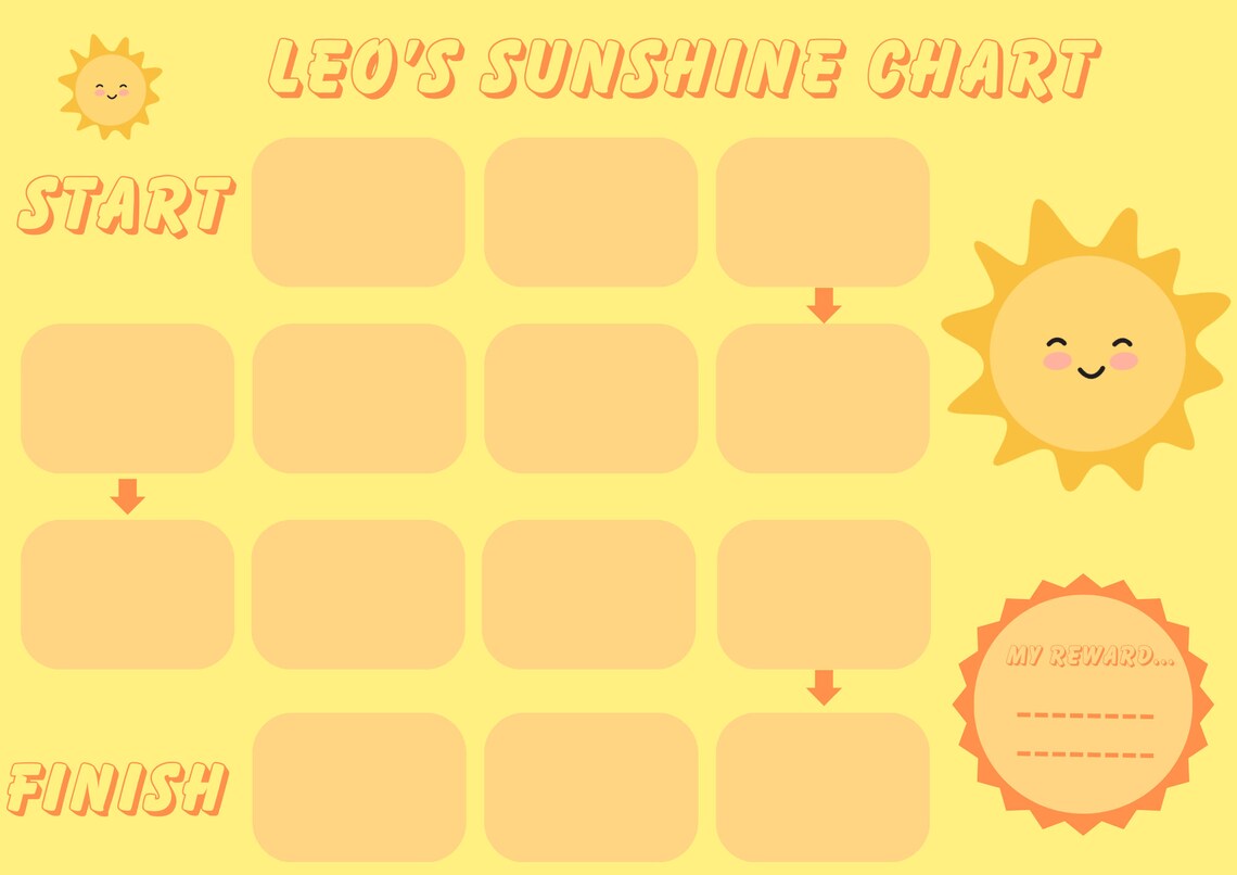 Reward Chart, Toddler Reward Chart, Printable Reward Chart, Positive ...