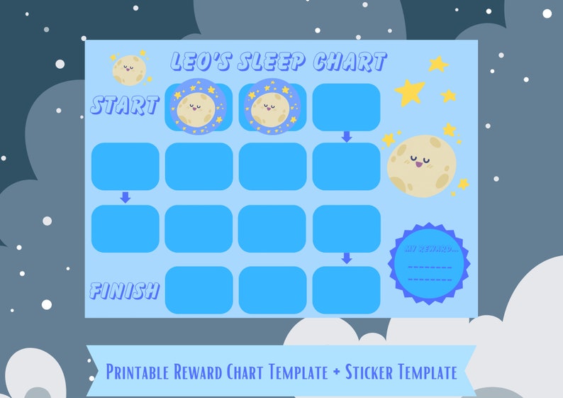 Reward Chart, Toddler Reward Chart, Printable Reward Chart, Positive ...