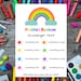 Scavenger Hunt, Kids Activity, Summer Holidays, Rainbow Scavenger Hunt ...