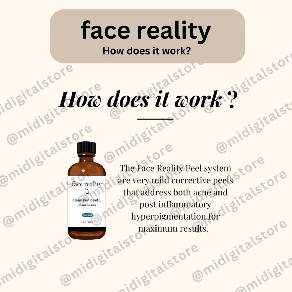 Face Reality Acne Peels Illustration Drawings Carousel Post W/ 3 Images ...