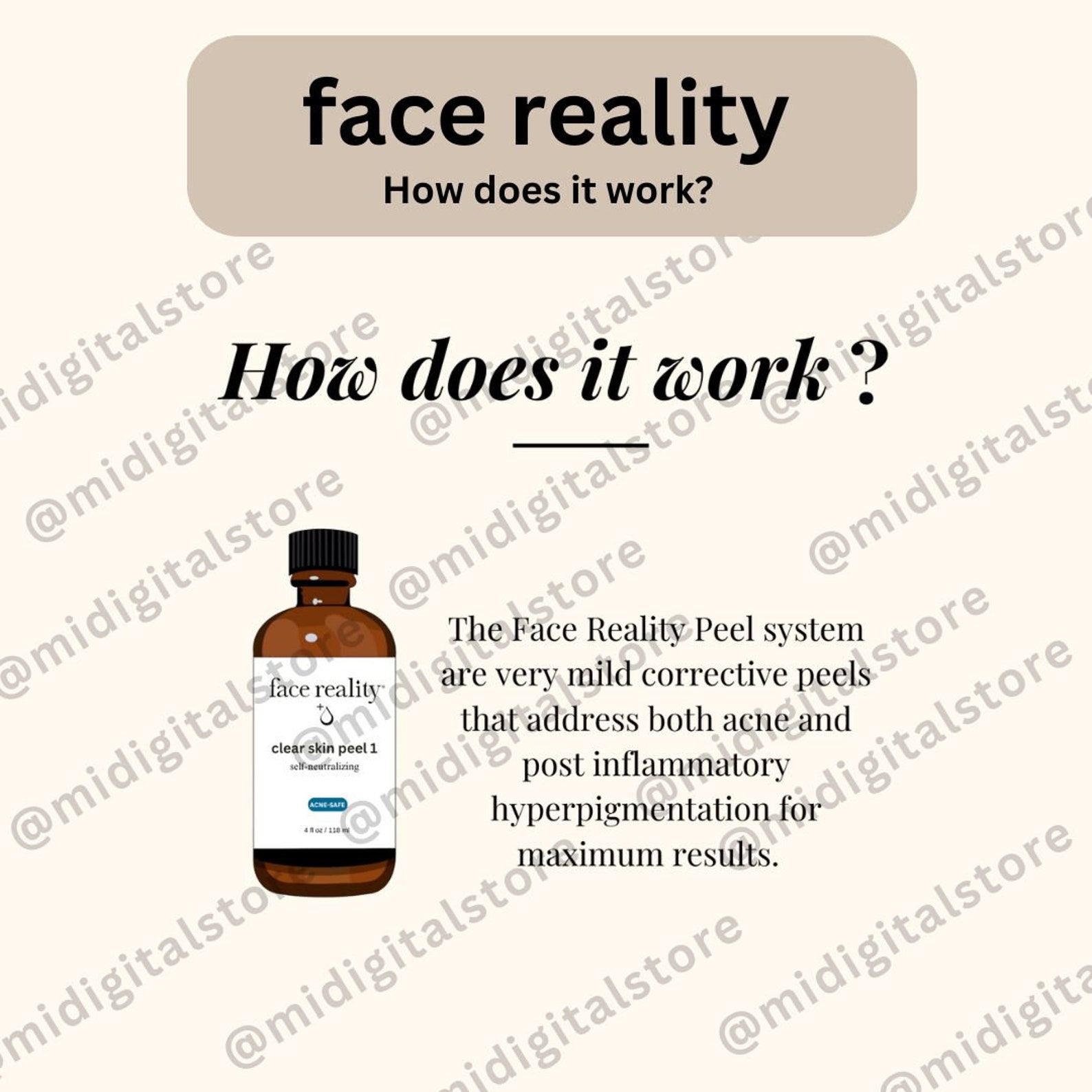 Face Reality Acne Peels Illustration Drawings Carousel Post W/ 3 Images ...