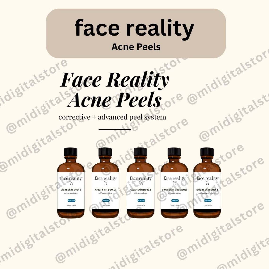 Face Reality Acne Peels Illustration Drawings Carousel Post W/ 3 Images ...