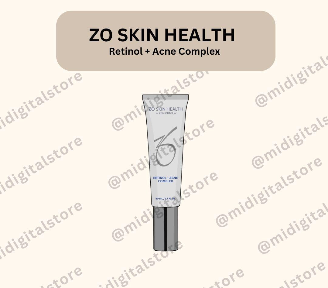 Zo Skin Health Retinol Acne Complex Drawing Illustration, Aesthetician ...