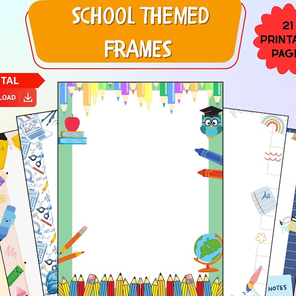 School Picture Frame - Etsy