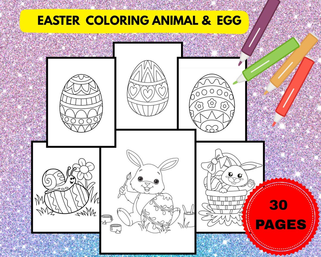 Easter Activities / Easter Coloring Pages / Easter Printable ...