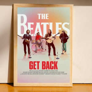 The Beatles Get Back Movie Postersposter Collectiblescanvas Poster ...