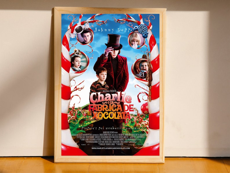 Charlie and the Chocolate Factory Movie Postersposter - Etsy