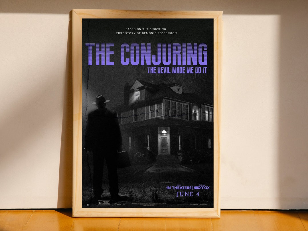 The Conjuring 3 Movie Postersposter Collectiblescanvas Poster house ...