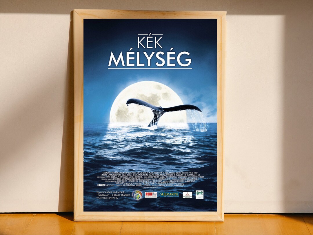 Deep Blue Movie Postersposter Collectiblescanvas Poster - Etsy