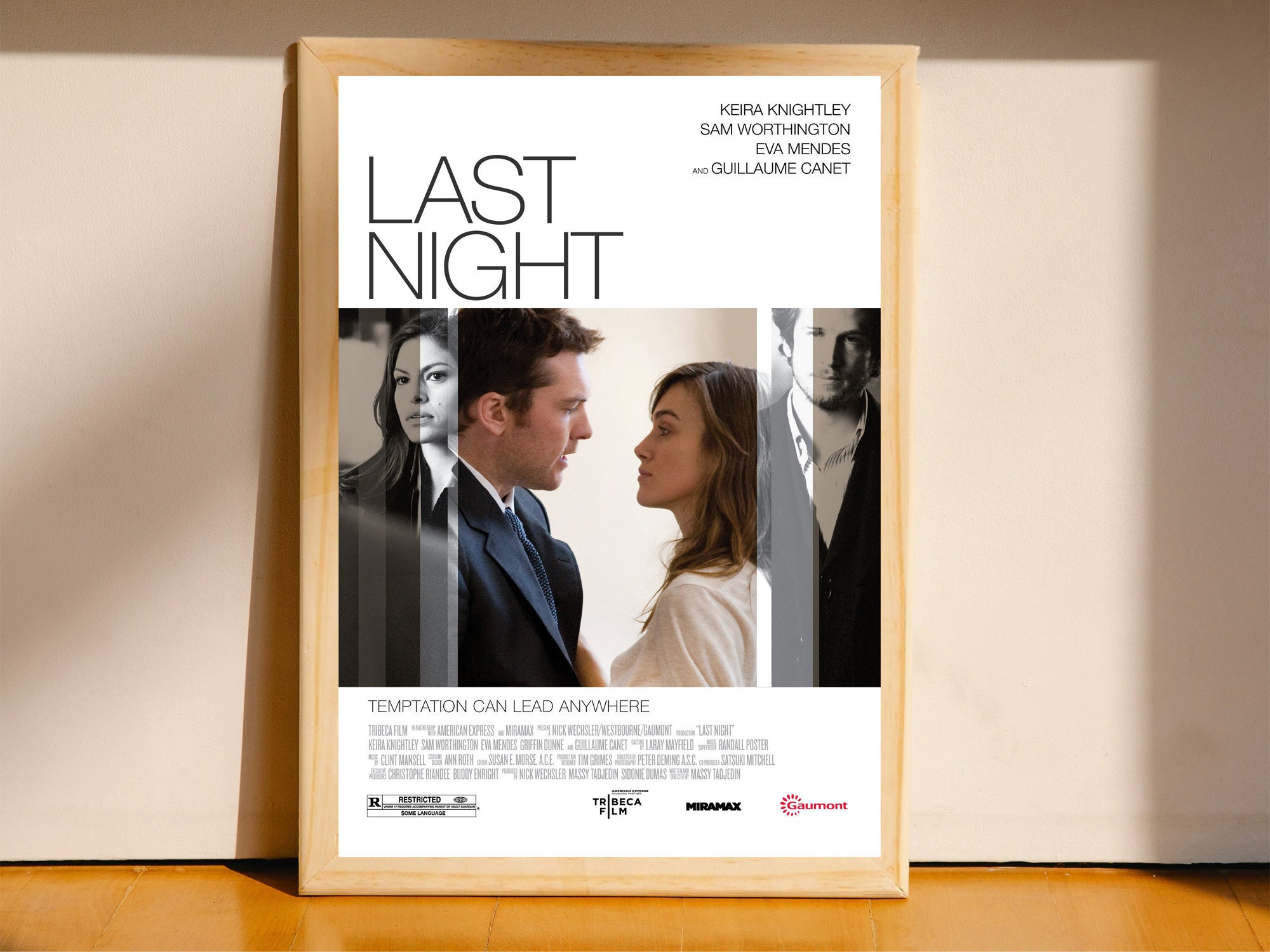 Carteles de la película Last Night/pósteres coleccionables/póster de ...