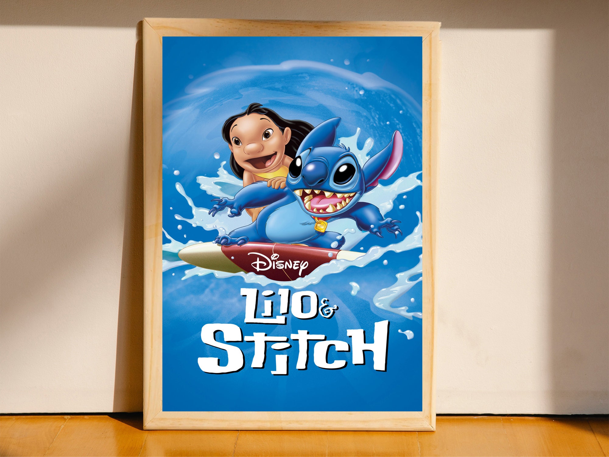 Lilo and Stitch Movie Postersposter Collectiblescanvas - Etsy