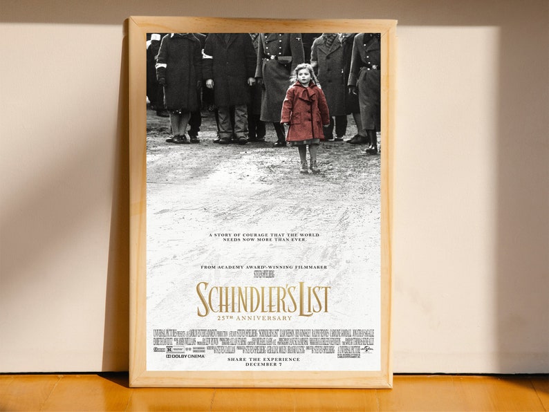 Schindlers List Movie Postersposter Collectiblescanvas Poster house ...