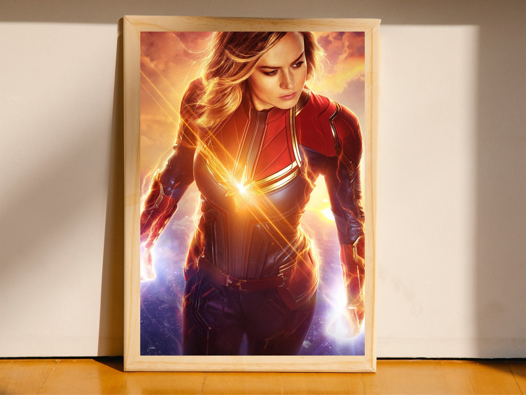 Captain Marvel Movie Postersposter Collectiblescanvas Poster house ...
