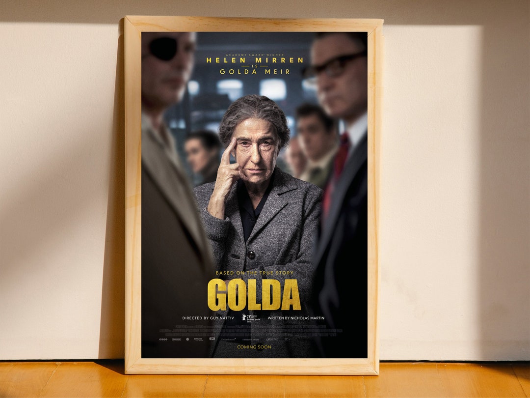 Golda Movie Postersposter Collectiblescanvas Poster house Decorations ...