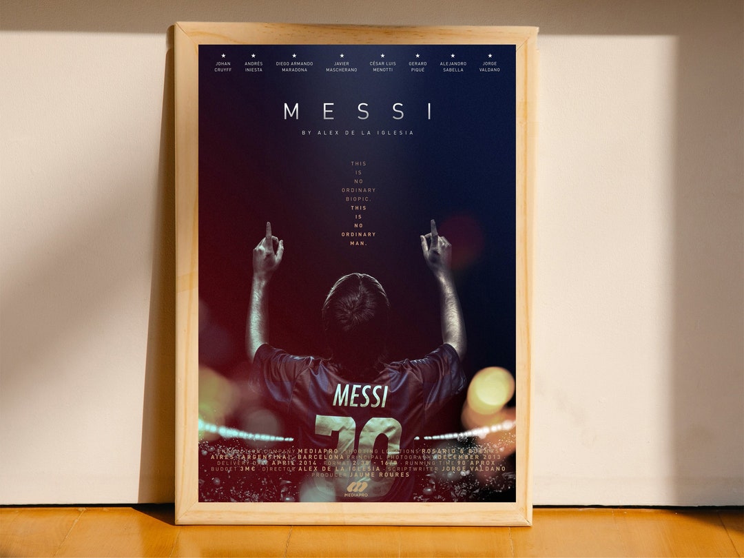 Messi Movie Postersposter Collectiblescanvas Poster house Decorations ...