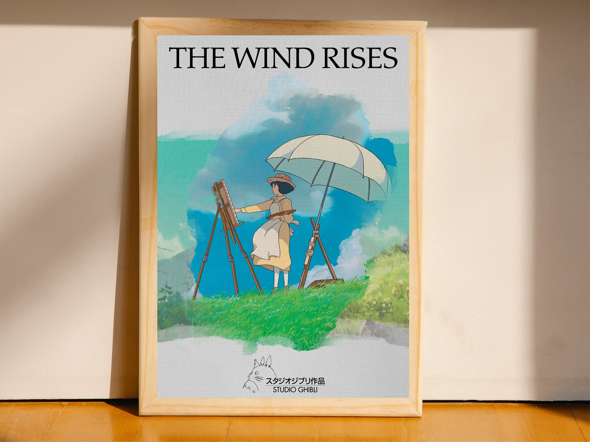 The Wind Rises Movie Postersposter Collectiblescanvas Poster house ...