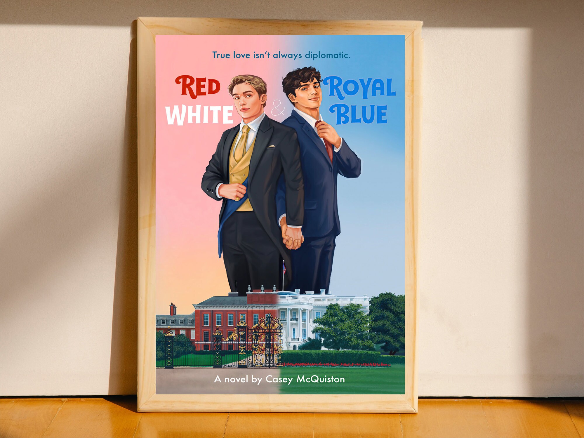 Red, White & Royal Blue Movie Postersposter Collectiblescanvas Poster ...