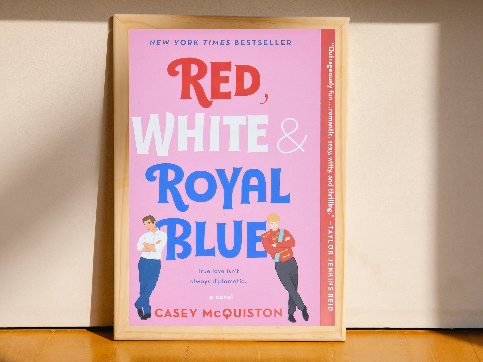 Red, White & Royal Blue Movie Postersposter Collectiblescanvas Poster ...