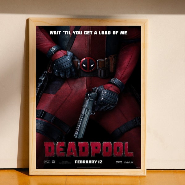Deadpool Movie Posters - Etsy