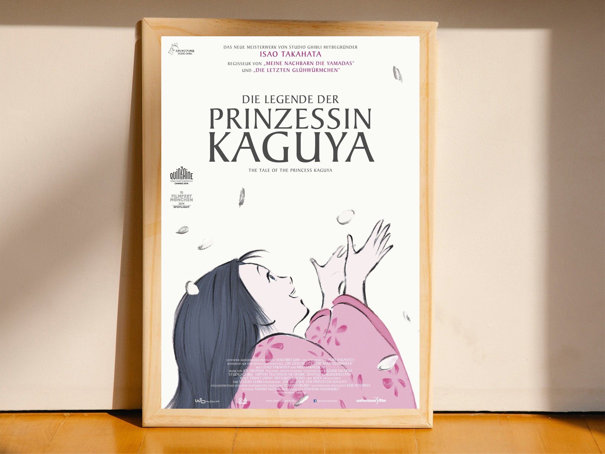 The Tale of Princess Kaguya Movie Postersposter Collectiblescanvas ...