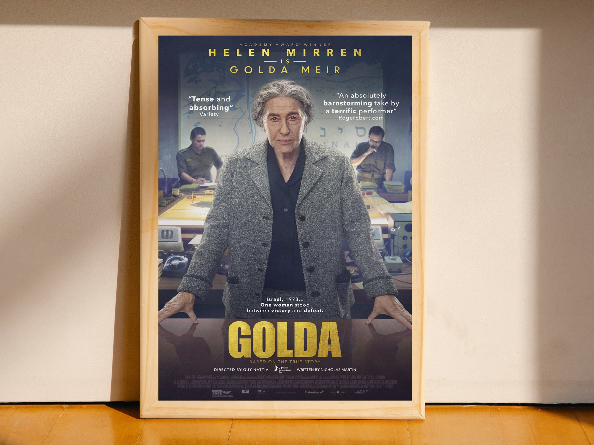 Golda Movie Postersposter Collectiblescanvas Poster house Decorations ...