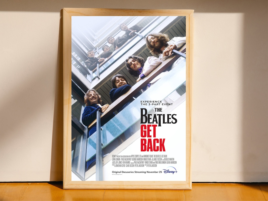 The Beatles Get Back Movie Postersposter Collectiblescanvas Poster ...