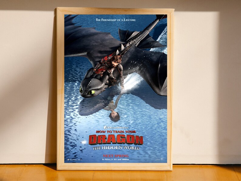 How to Train Your Dragon the Hidden World Movie Postersposter ...