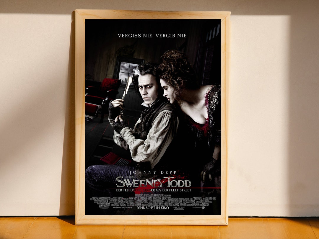 Sweeney Todd Movie Postersposter Collectiblescanvas Poster house ...