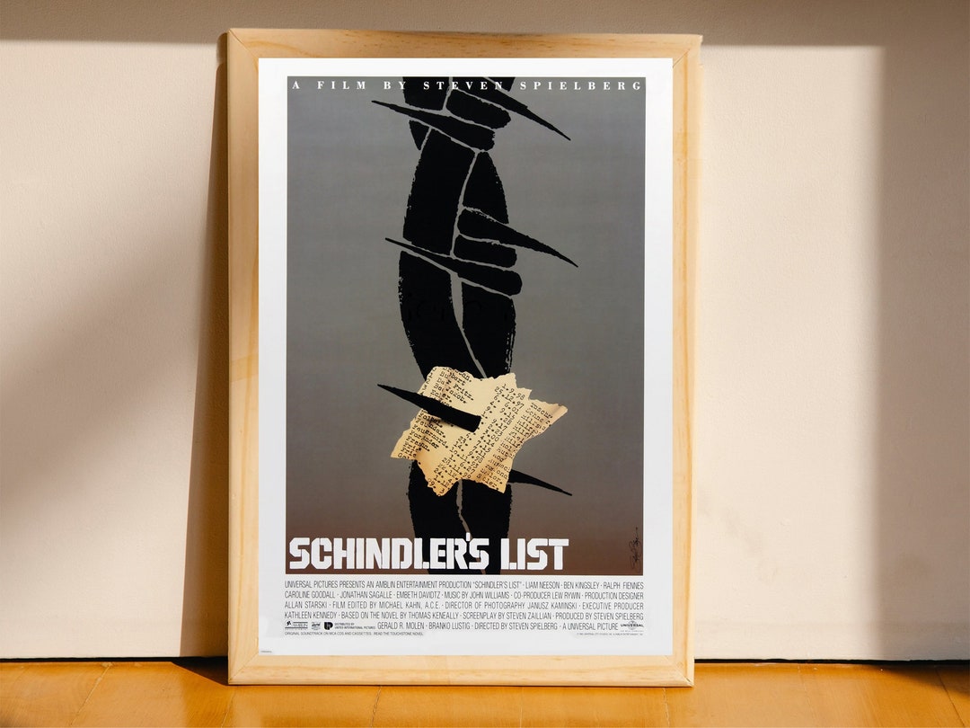Schindlers List Movie Postersposter Collectiblescanvas Poster house ...
