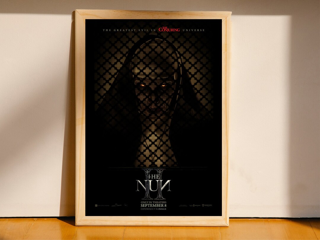 The Nun II Movie Postersposter Collectiblescanvas Poster - Etsy