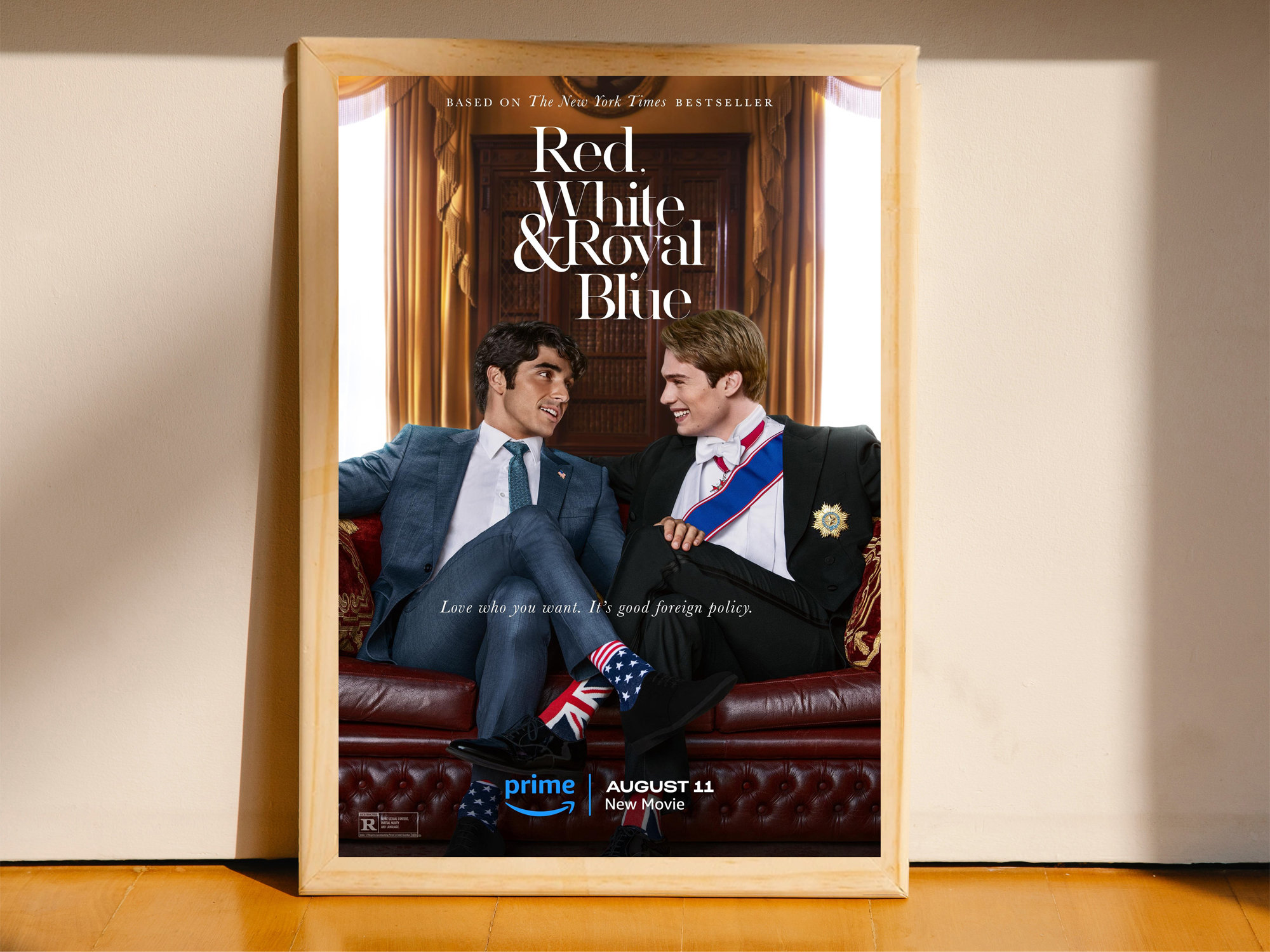 Red, White & Royal Blue Movie Postersposter Collectiblescanvas Poster ...