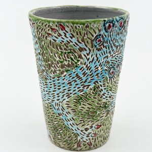 Handmade Monster Cup – Unique Ceramic Tumbler – Hand-carved Artistic ...