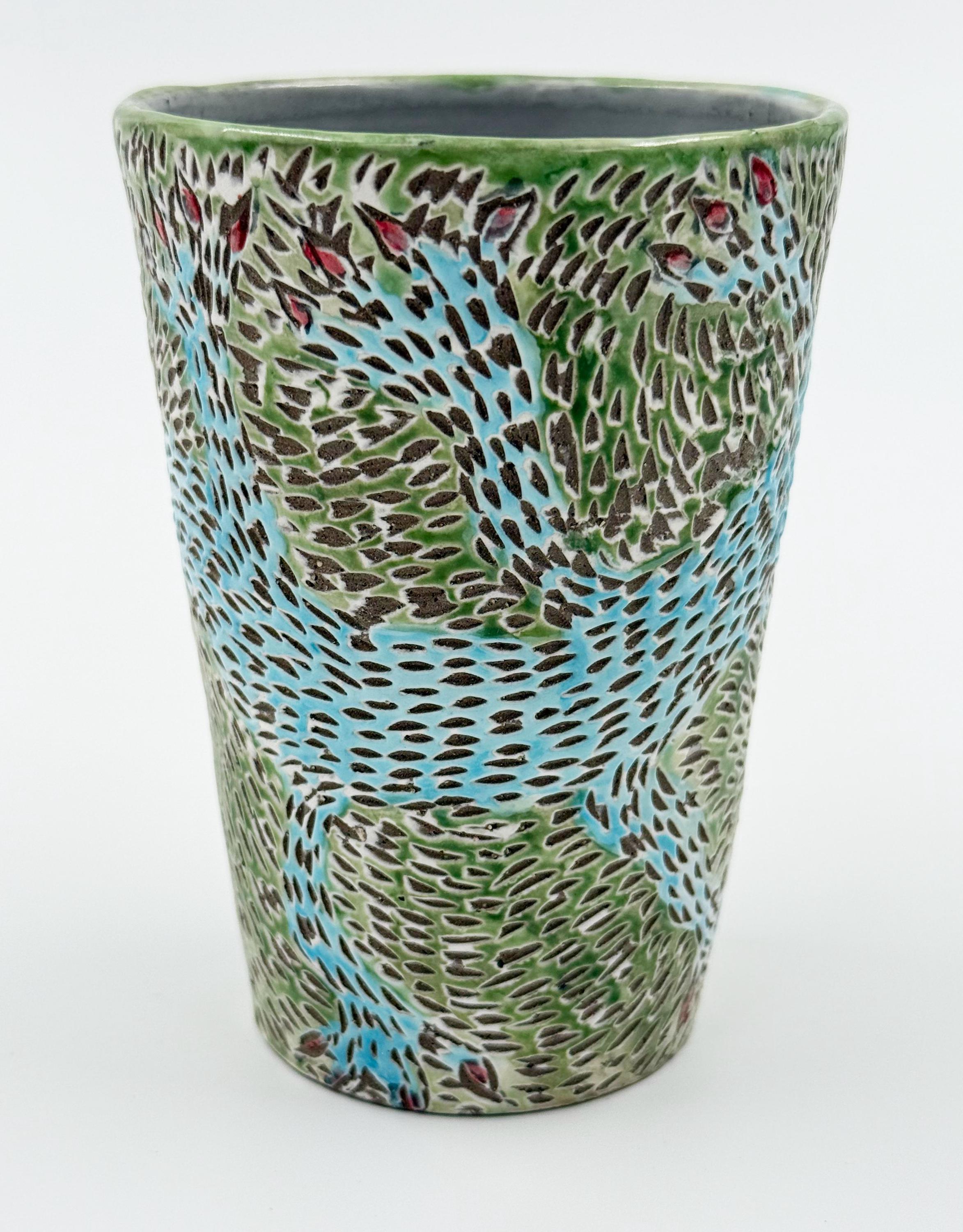 Handmade Monster Cup – Unique Ceramic Tumbler – Hand-carved Artistic ...