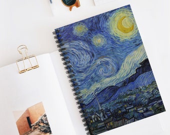 Starry Night Sketchbook/journal - Etsy